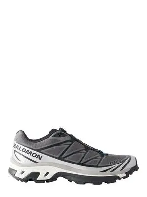 SALOMON Xt-6 Rubber-trimmed Mesh Sneakers - Dark Gray