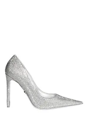 Gucci Donna Crystal Pump - Metallic Silver
