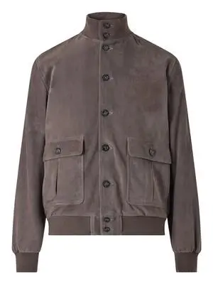 VALSTAR Valstar - Suede Jacket - Men - Gray  Gray