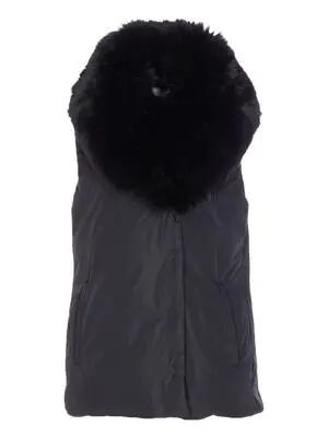 YVES SALOMON Belted Down Jacket - Black