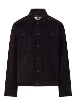 JAMES PERSE Stretch-cotton Corduroy Blouson Jacket - Brown