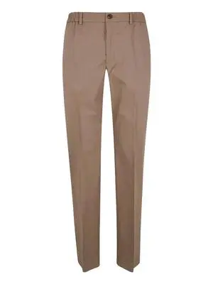 Incotex Elasticated Trousers - Medium Nut