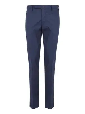 Incotex Poplin Trousers - Navy
