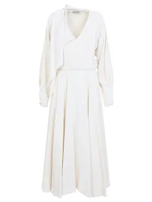 Alberta Ferretti Enver Satin Dress - Multicolor