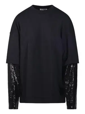 DARKPARK DARKPARK Layered Crewneck T-Shirt Black
