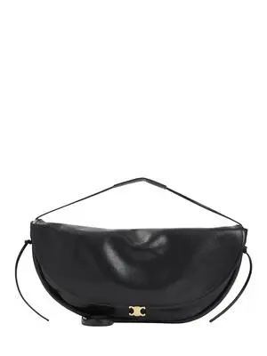 Celine Halfmoon Soft Handbag - Black