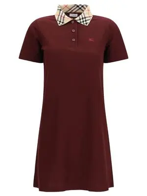 Burberry Polo-style Cotton Dress - Multicolor