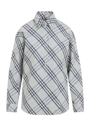 Burberry Elara Check Shirt - Green