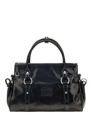 Miu Miu Leather Handbag - Black