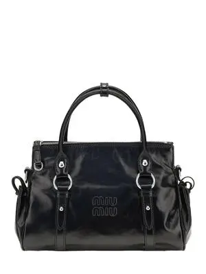 Miu Miu Leather Handbag - Black