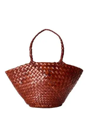 Dragon Diffusion Woven Tote Bag - Red