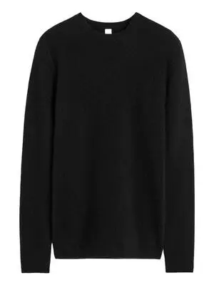 TOTEME Structured Crew Knit Jumper - Black