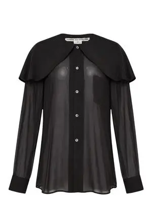 Comme Des Garçons Long-sleeved Shirt - Black