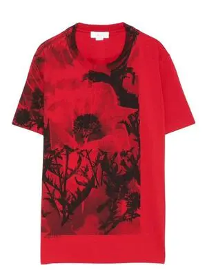 Alexander McQueen Crew-neck T-shirt - Red/black