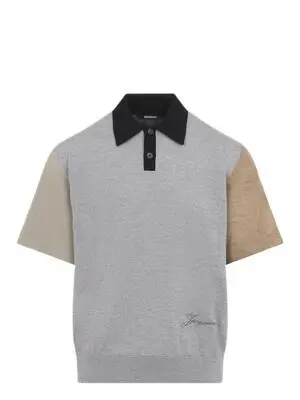 Jacquemus The Arlequin Polo Shirt - Gray