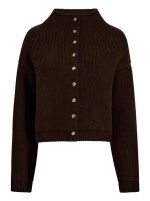 Khaite Marjorie Cardigan - Bark