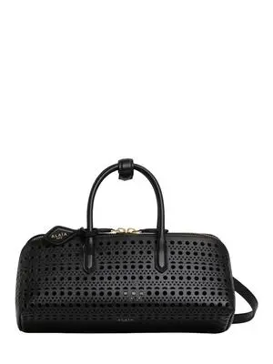 Alaïa Delta Small Tote Bag - Black