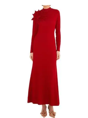 Farm Rio Long-sleeved Dress - Red