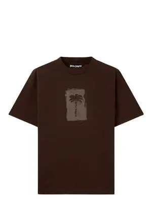 PALM ANGELS Brushed Palm Tree T-Shirt