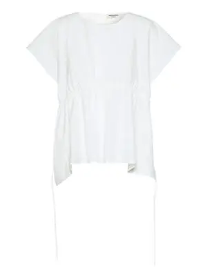 Max Mara Cotton Poplin Blouse - White White