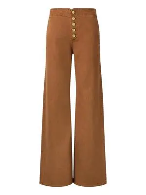 ULLA JOHNSON Low-rise Wide-leg Jeans