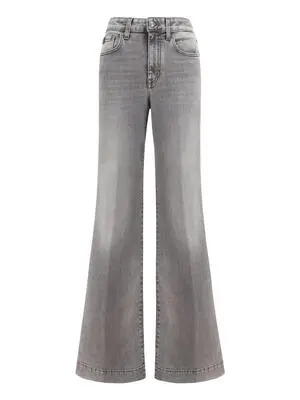 Jacob Cohen Jackie Wide-leg Jeans - Gray