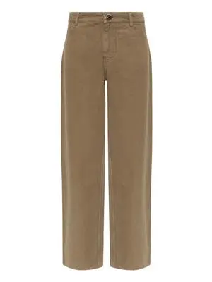 Christopher Esber Straight-leg Jeans With Belt Loops - Khaki