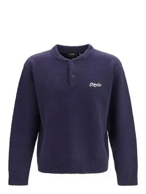 Axel Arigato Tag Crewneck Sweater - Blue