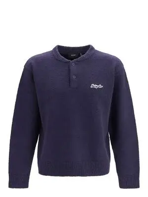 Axel Arigato Tag Crewneck Sweater - Blue