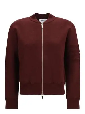 Thom Browne Ottoman Milano Stitch 4-bar Bomber Jacket - Multicolor
