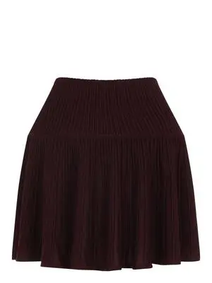 Alaïa Crinoline Mini Skirt - Red