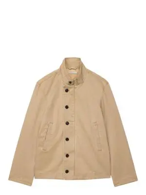 ALLSAINTS Cotton Enfield Jacket Brown