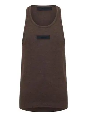 Fear Of God Logo Patch Vest - Brown