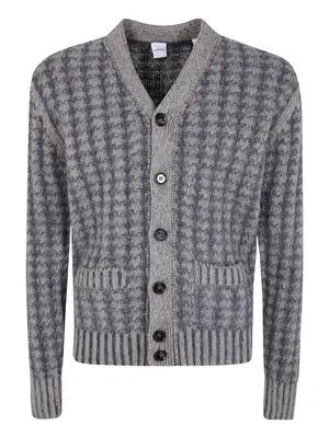 Aspesi Button-up Knit Top - Grey