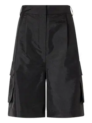 Tibi Stella Shell Shorts - Black