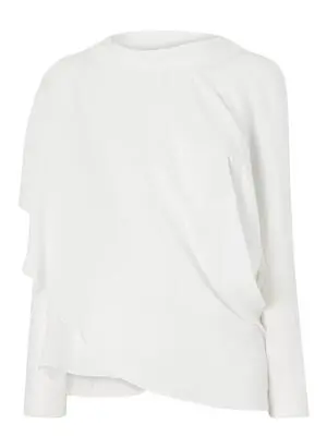 ANDRES OTALORA Una Luz Silk-georgette Blouse