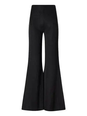THE PARK Jane Lyocell Flared Pants - Black