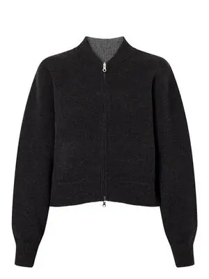 Arch4 New Jace Cashmere Zip-up Cardigan Gray