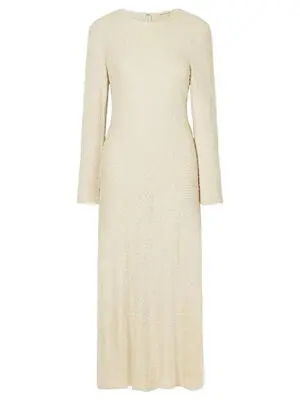 HEIRLOME Mercedes Bouclé Maxi Dress - Cream