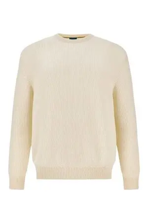 Paul & Shark Piuma Wool Crewneck Sweater - Milk