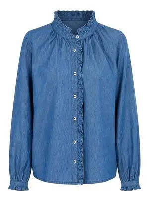 LUELLA FASHION Brora Denim Blouse Blue