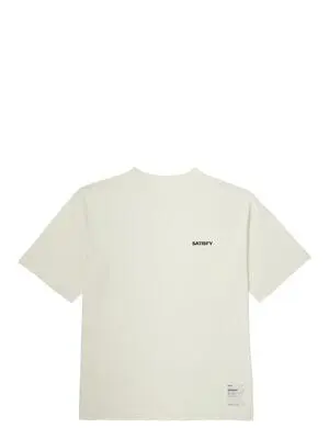 Satisfy Logo-print Distressed Mothtech™ Cotton-jersey T-shirt - Neutrals