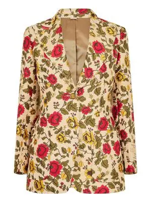 GUCCI Floralprinted Blazer