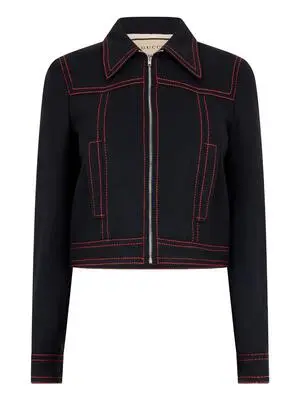 Gucci Casual Denim Jacket - Black
