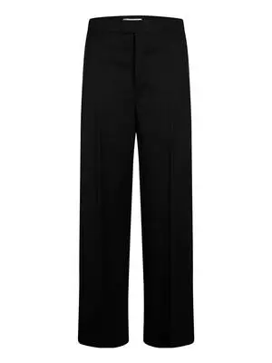 Bottega Veneta Highwaisted Wideleg Trousers - Black