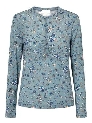 ULLA JOHNSON Floral Print Top