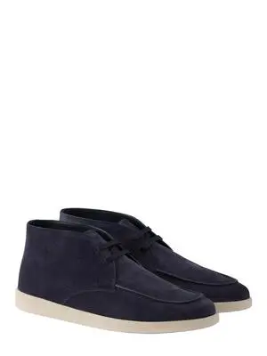 Prada Suede Chukka Boots - Blue