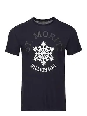 BILLIONAIRE T-shirt Round Neck - Darkblue