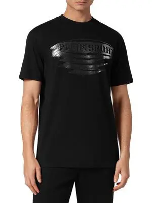 PLEIN SPORT T-shirt Round Neck - Black/silver