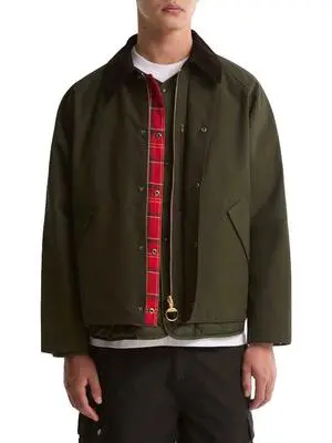 Barbour Os Reversible Transport Jacket - Sage Multi